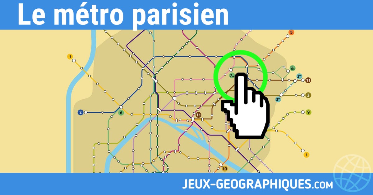 jeux-geographiques.com jeux gratuits Le metro parisien
